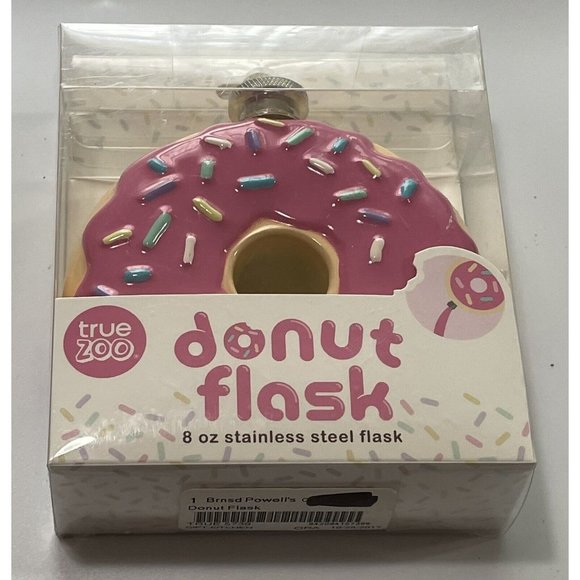True Zoo | Other | True Zoo Donut Flask 8 Oz Stainless Flask 27 Beige ...